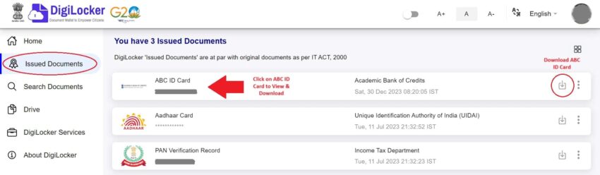 ABC ID Card - Create and Download 2026 - APAAR ID